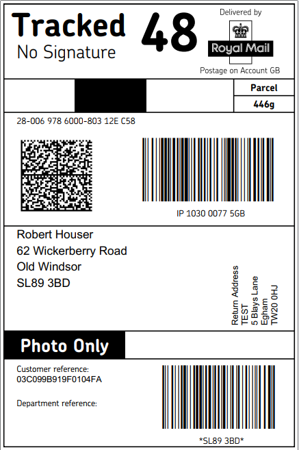 The difference between a CN22 & CN23 label
